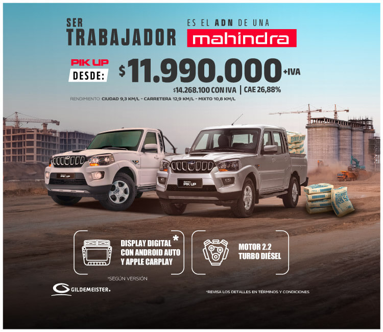 Mahindra: Venta de Pick Up, SUV y camionetas 4x4 | Mahindra Chile